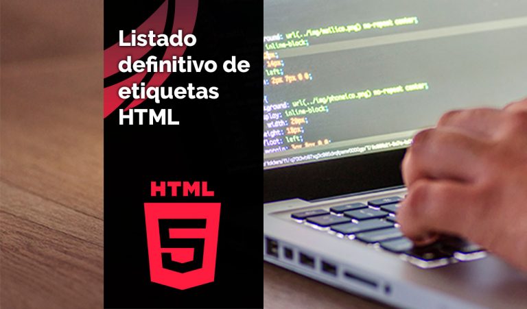 🥇 Listado de etiquetas HTML | [ACTUALIZADO 2023]