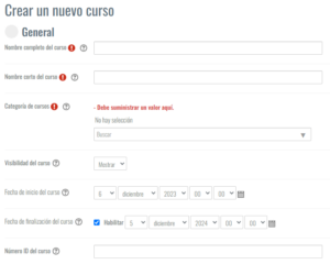 Cómo crear un curso en Moodle - Caronte Blog