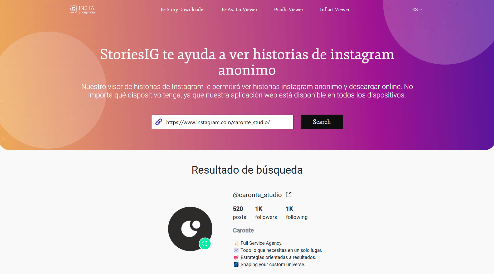 Ver historias de Instagram sin ser visto - Blog de maketing | Caronte